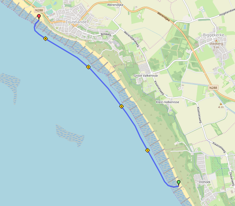 Dishoek – Zoutelande – Zwemmen Langs Walcheren